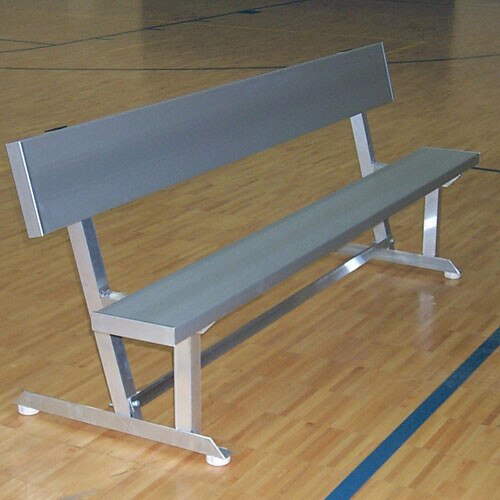 Players Aluminum Bench with Back | Seating | On Deck Sports